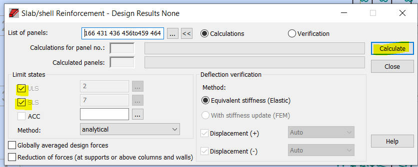 How to export long term concrete slab deflection to spreadsheet from ...