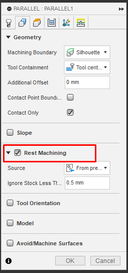 How to reduce the calculation time for a parallel toolpath created from an STL file in Fusion