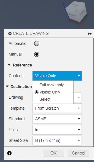 I have hidden items I don't want to show up in my Parts List in Autodesk Fusion