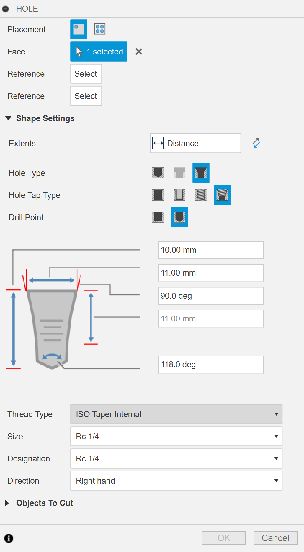 Fusion Help | Threads do not show up in an exported STEP/STL file from Fusion | Autodesk