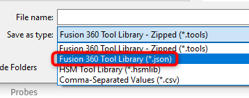 How to export a CAM Tool Library in Fusion