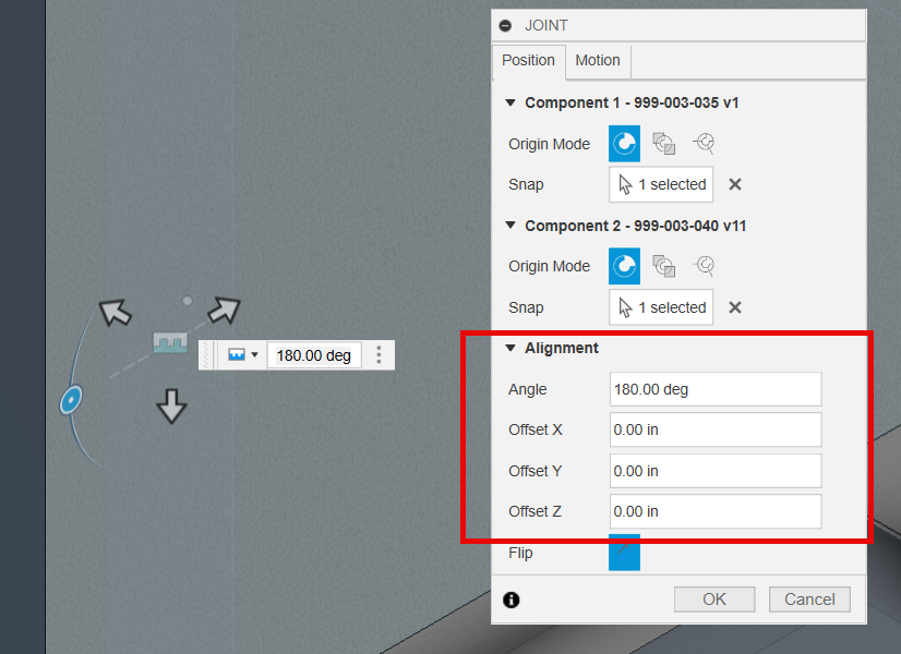 Joints of subassembly fail when inserted into an assembly in Autodesk Fusion
