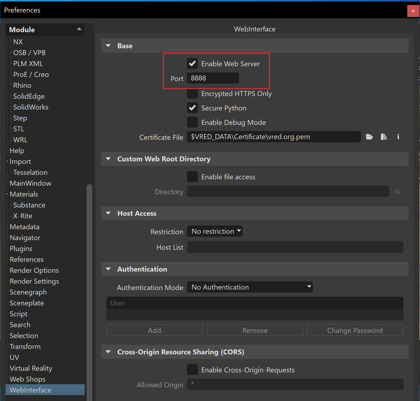 別PCのVRED Pro画面をStreamingで閲覧や操作する方法