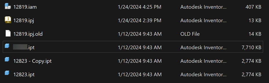 Vault browser is missing a component that is shown in the model browser in Inventor