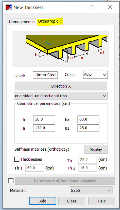 Which type of slab one-way or two-way is simulated when shell ...