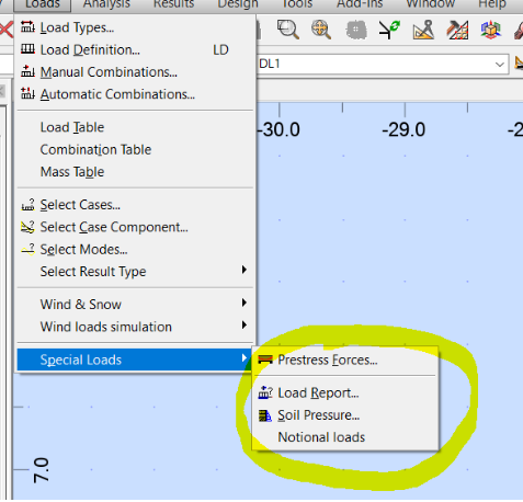 Moving load option not available for model in Robot Structural Analysis