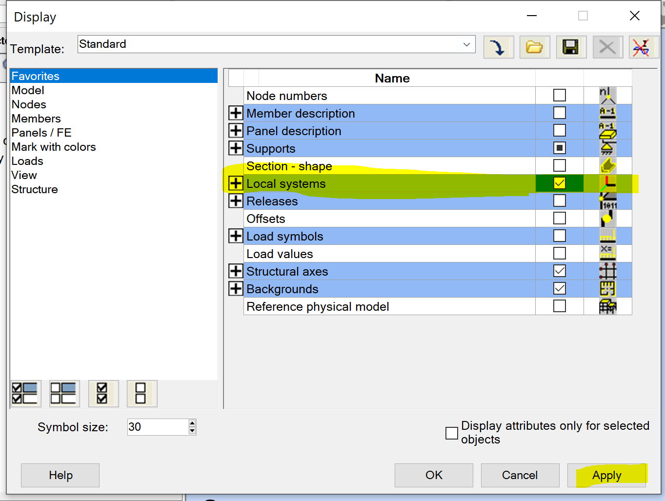 Robot Structural Analysis 中板应力显示时上层和下层是什么意思