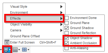 Shaded drawing views appear darker in the main view of Drawing in Fusion