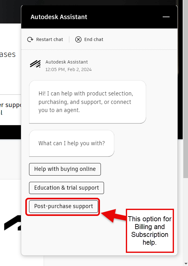 Help with subscription and billing issues for Autodesk Fusion