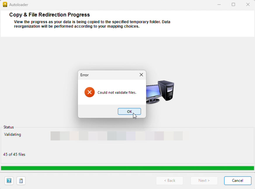 "Error: Could not validate files" while trying to upload assembly containing step files using ...