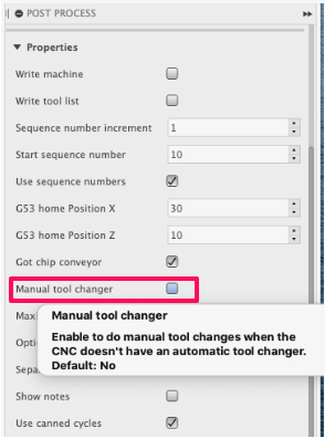 NC Program with m6 setting still produces manual tool change in Fusion
