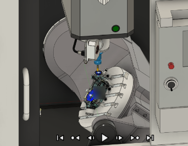 Getting misalignment of job and machine simulation table during simulation of toolpaths in ...