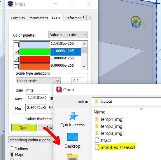 Is it possible to add new color palette for maps presentation in Robot Structural Analysis.