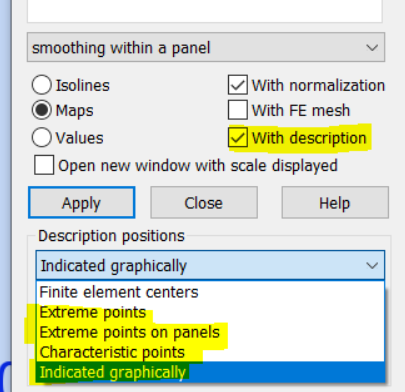 Two values minimum and maximum are presented as maps description ...