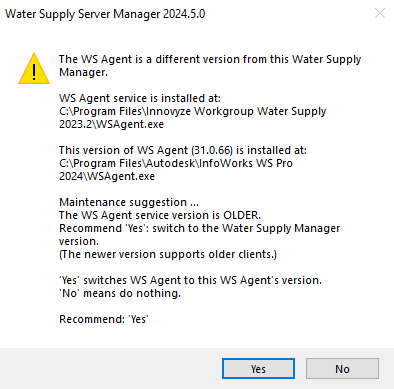 "You are connected to an old version of the local agent" error when ...