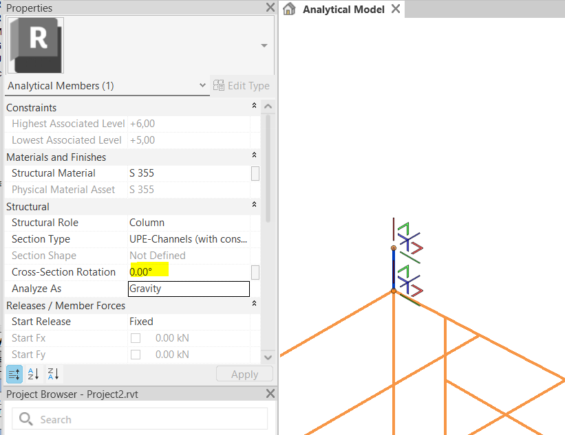 "Please enter a value between -360.00° and 360.00°" while analytical automation process in Revit ...