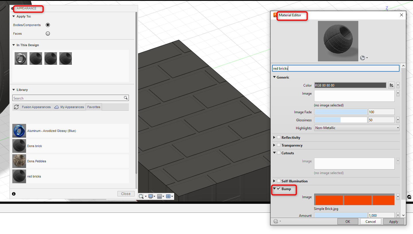 How to Design Brick Texture in Fusion 360