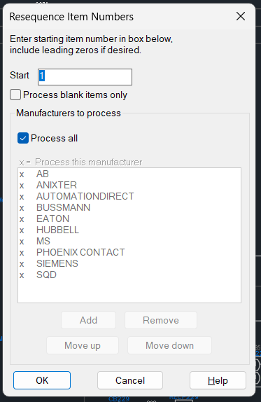 To reassign item numbering sequentially for each sheet in AutoCAD ...