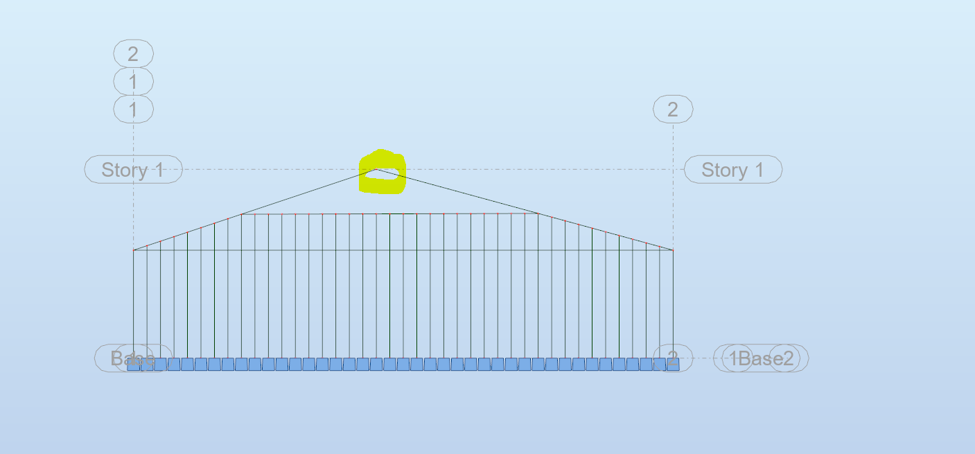 Excessive utilization ratio for selected members in model with seismic ...
