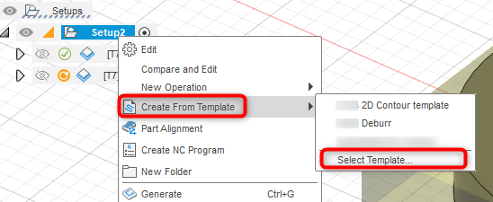 How To Prevent Create From Template Toolpaths From Automatically Generating Once Opened In