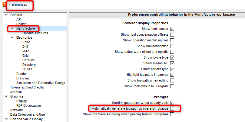 How To Prevent Create From Template Toolpaths From Automatically Generating Once Opened In