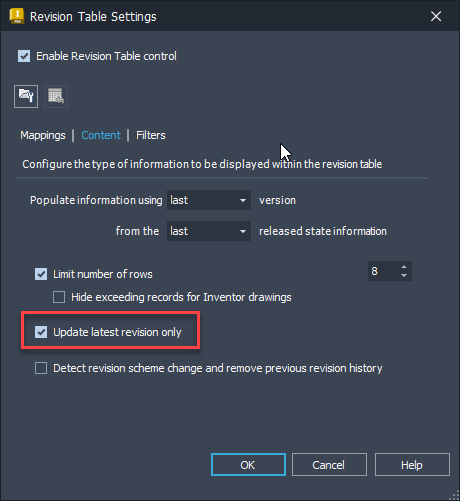 Vault Revision table in Inventor is wrong in Vault after a purge