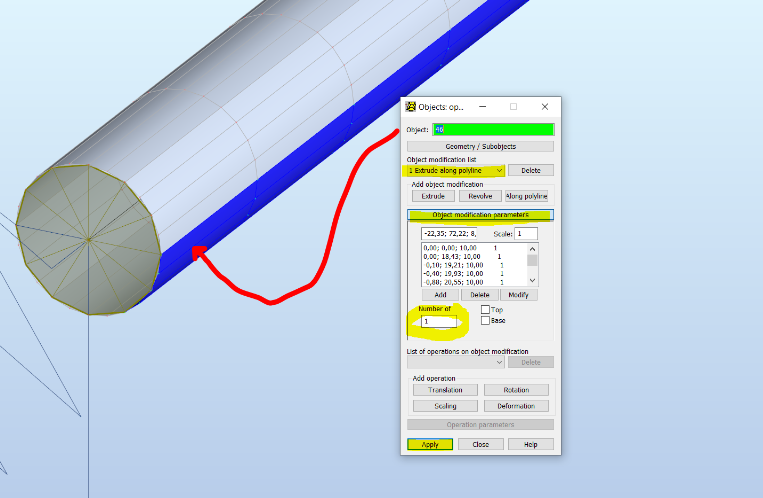 How to refine mesh for pipe generated by arc or circle extrusion along ...