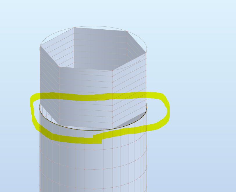 How to grant precise pipe geometry and mesh connection for segments ...