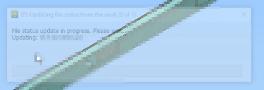 Slow Vault Inventor communication when making first Paste operation in saved Inventor file