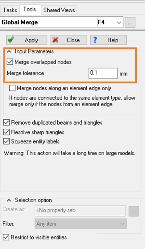 Attempt connection to existing model option is not applied in Moldflow