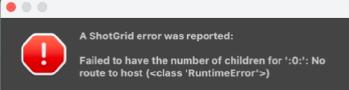 RuntimeError" when publishing a shot from Flame with ShotGrid Desktop