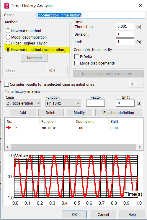 How to apply acceleration or velocity load to slab nodes in Robot Structural Analysis