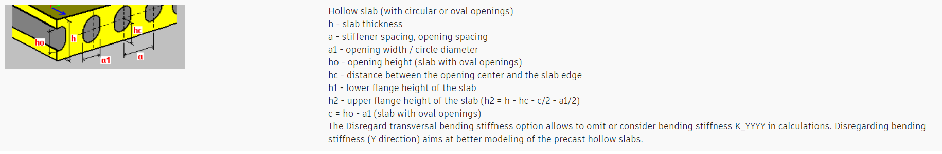 How to define floor as hollow core with a structural topping in Robot ...