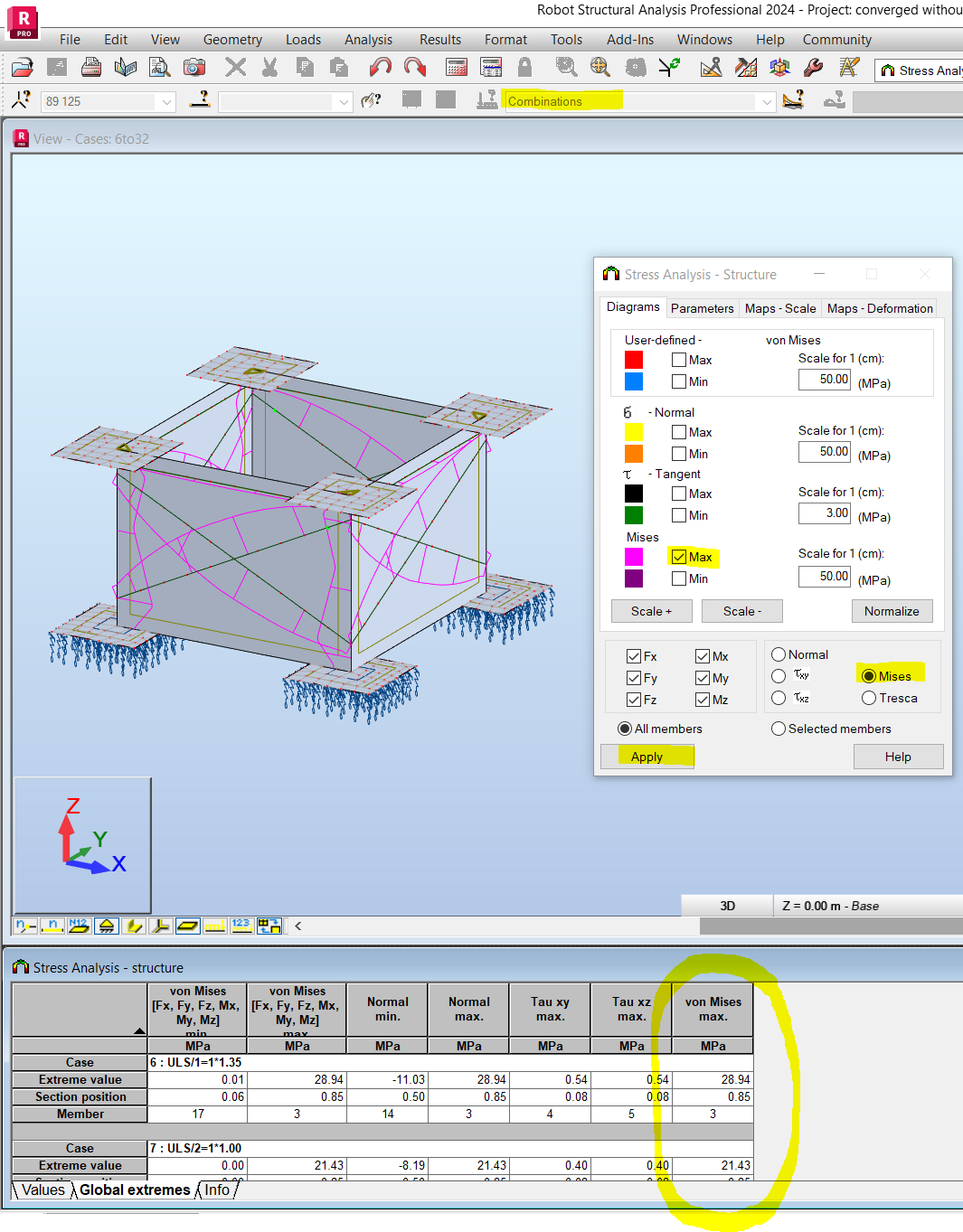 Robot Structural Analysis의 EN-1993-1 formula 6.1에 따라 철골 부재를 확인할 수 있습니까?