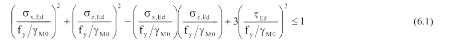 Is it possible to verify steel members according to EN-1993-1-1 formula ...