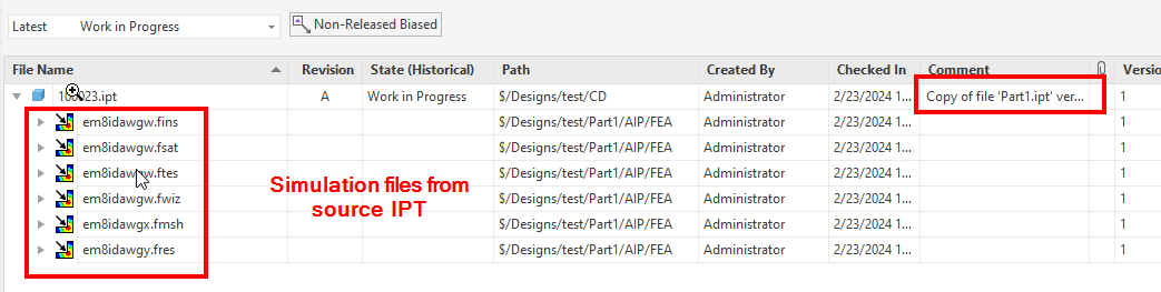 3rd Party links for Inventor files are reused when doing Vault Copy Design
