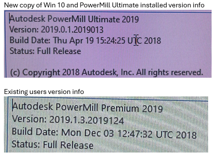 PowerMill warning: This project was created in a less capable edition ...