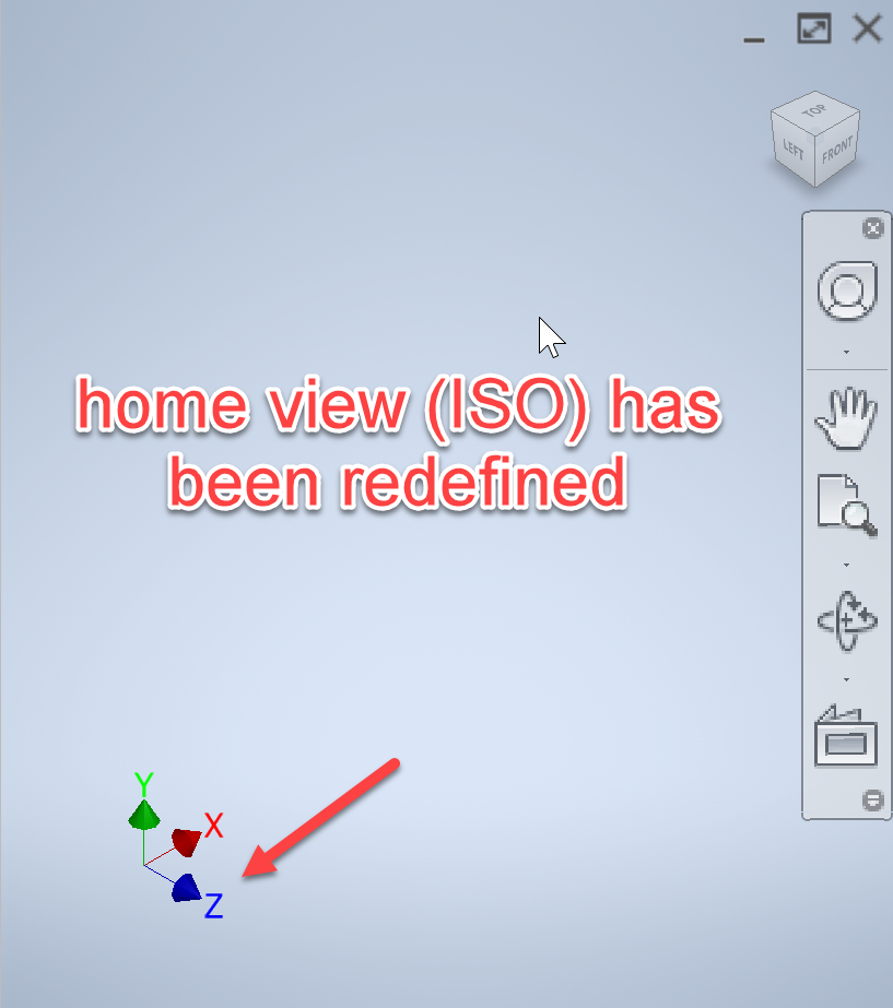 Thumbnails are oriented differently than expected in Inventor