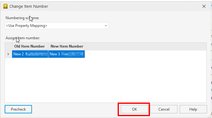 Vault refers and pushes old data after updating Inventor Part Number and Description