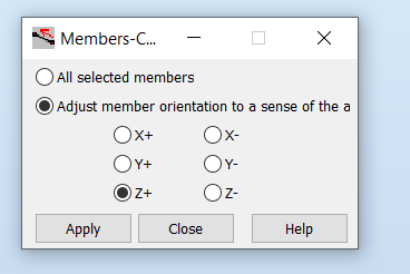 It is not possible to set local member x axis along arbitrary global axis in Robot Structural ...
