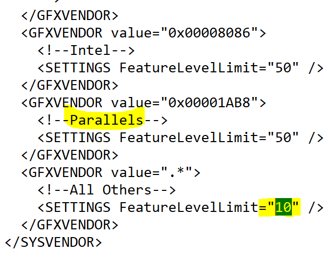 Graphics are slow in Inventor under Windows in Parallels on a Mac