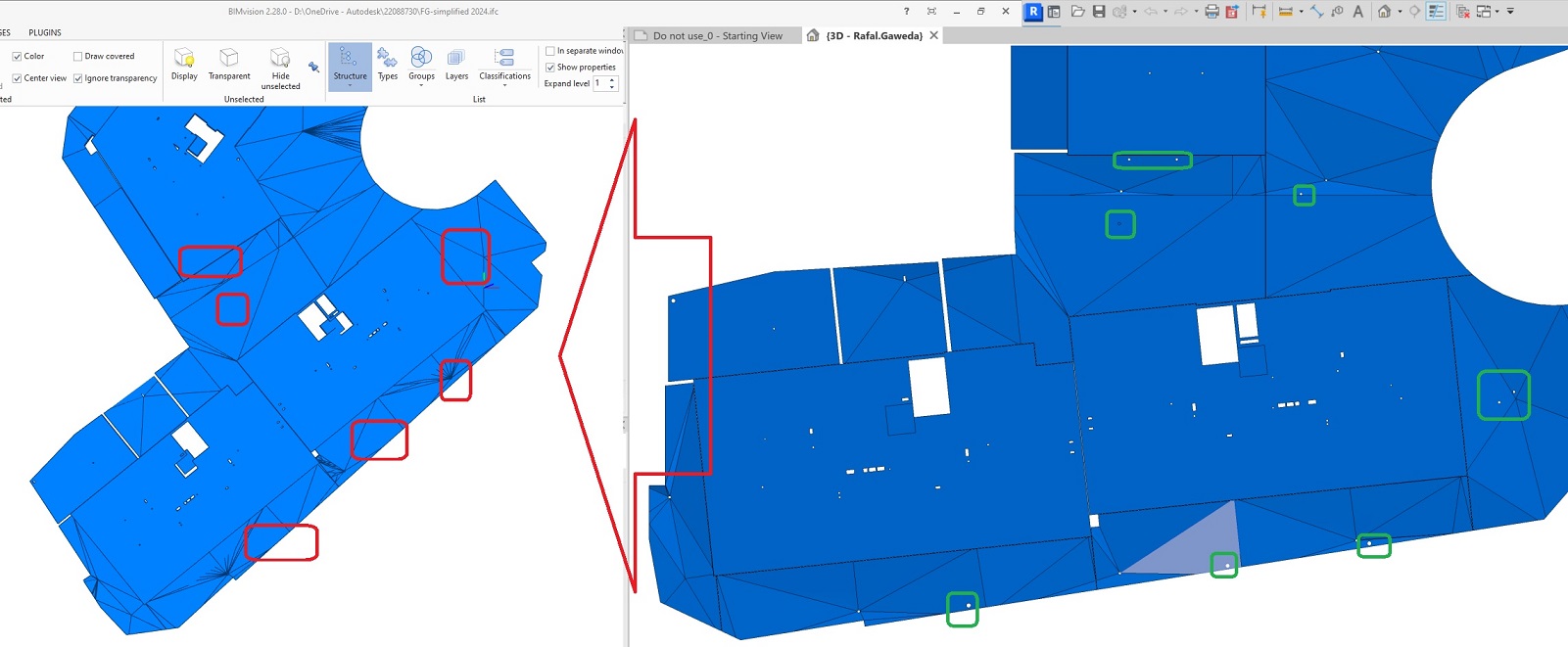 Missing Openings Exporting Ifc Slab With Slope From Revit 