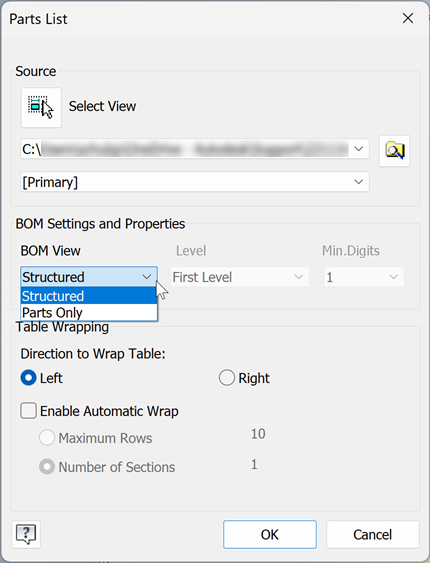 Drawing with Balloons and Parts List show wrong item number in Inventor