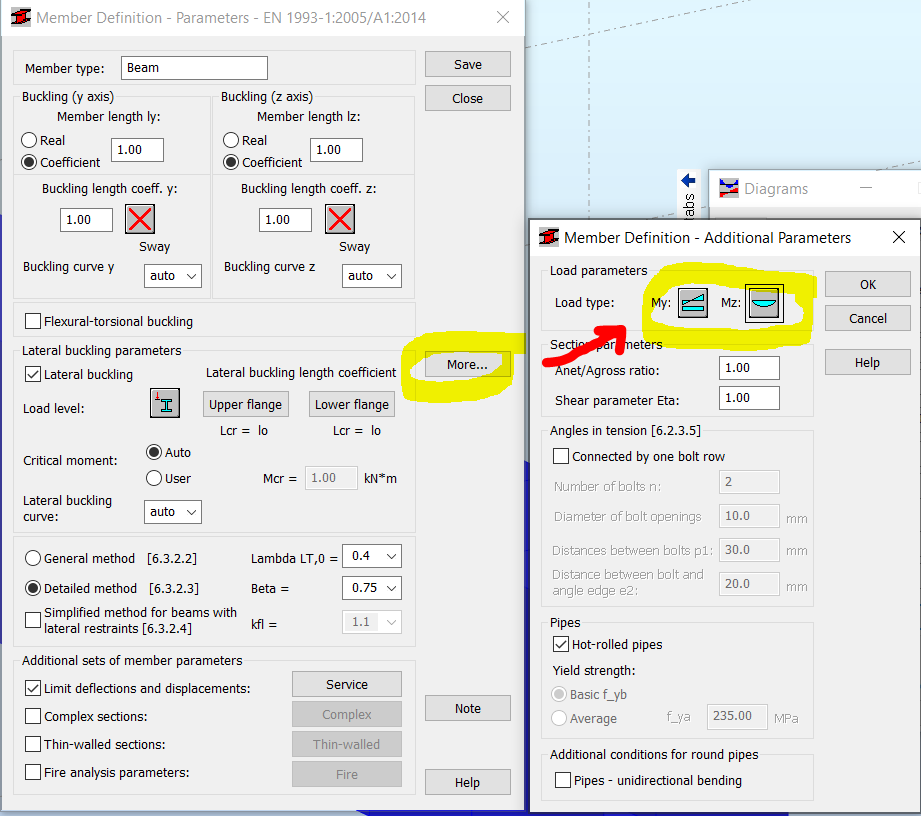 Critical moment for lateral buckling calculated in LTBeam different ...