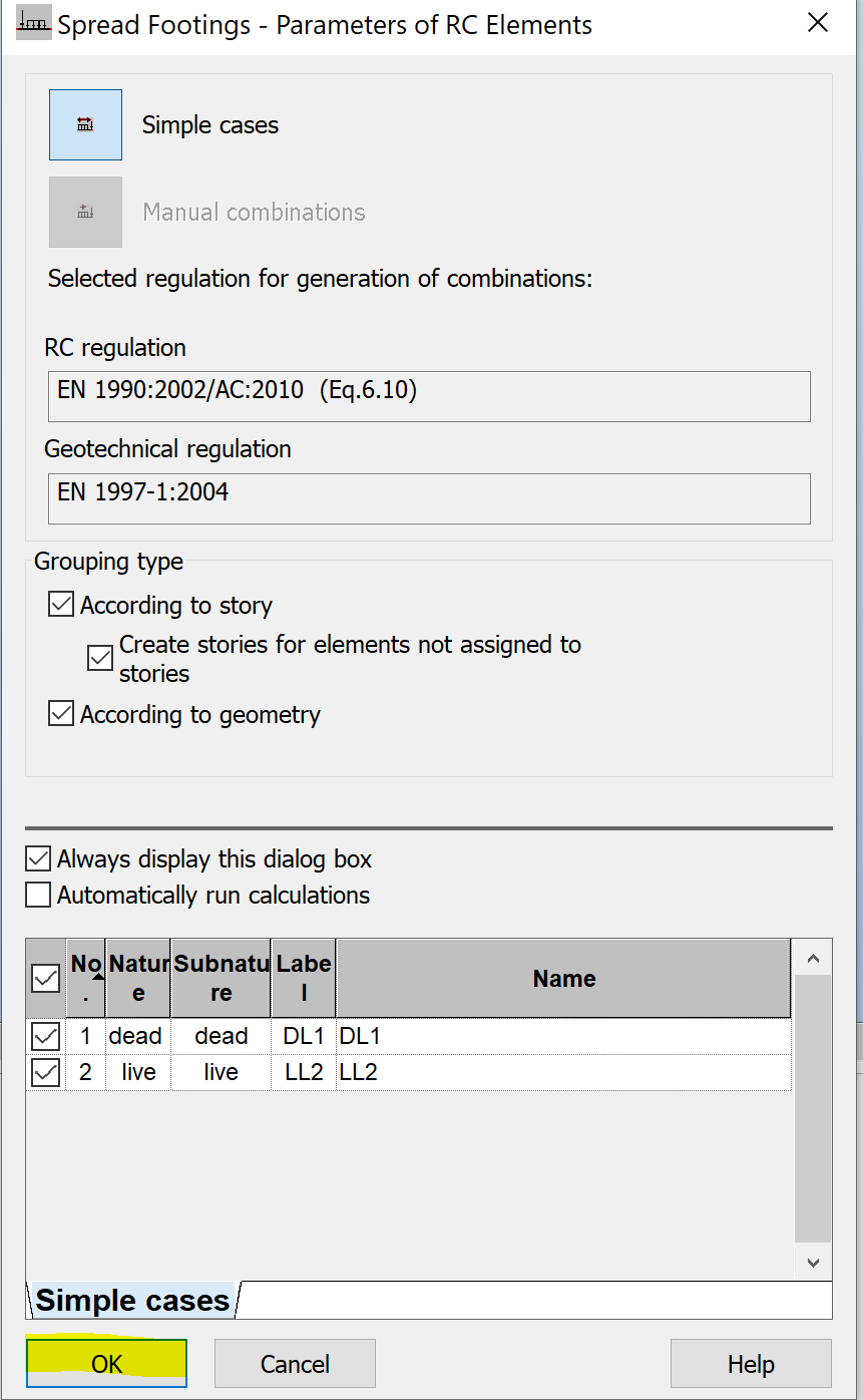Is it possible to design single foundation for two or four columns in Robot Structural Analysis