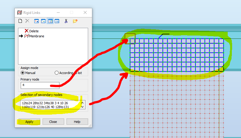 Too big stresses in member to plate connection in Robot Structural Analysis