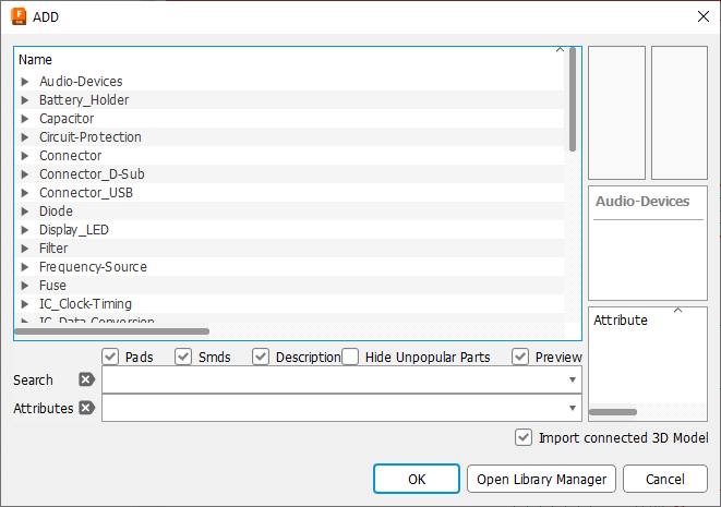 How to keep open the 'Add' >> "Select component to place" form after positioning a single ...