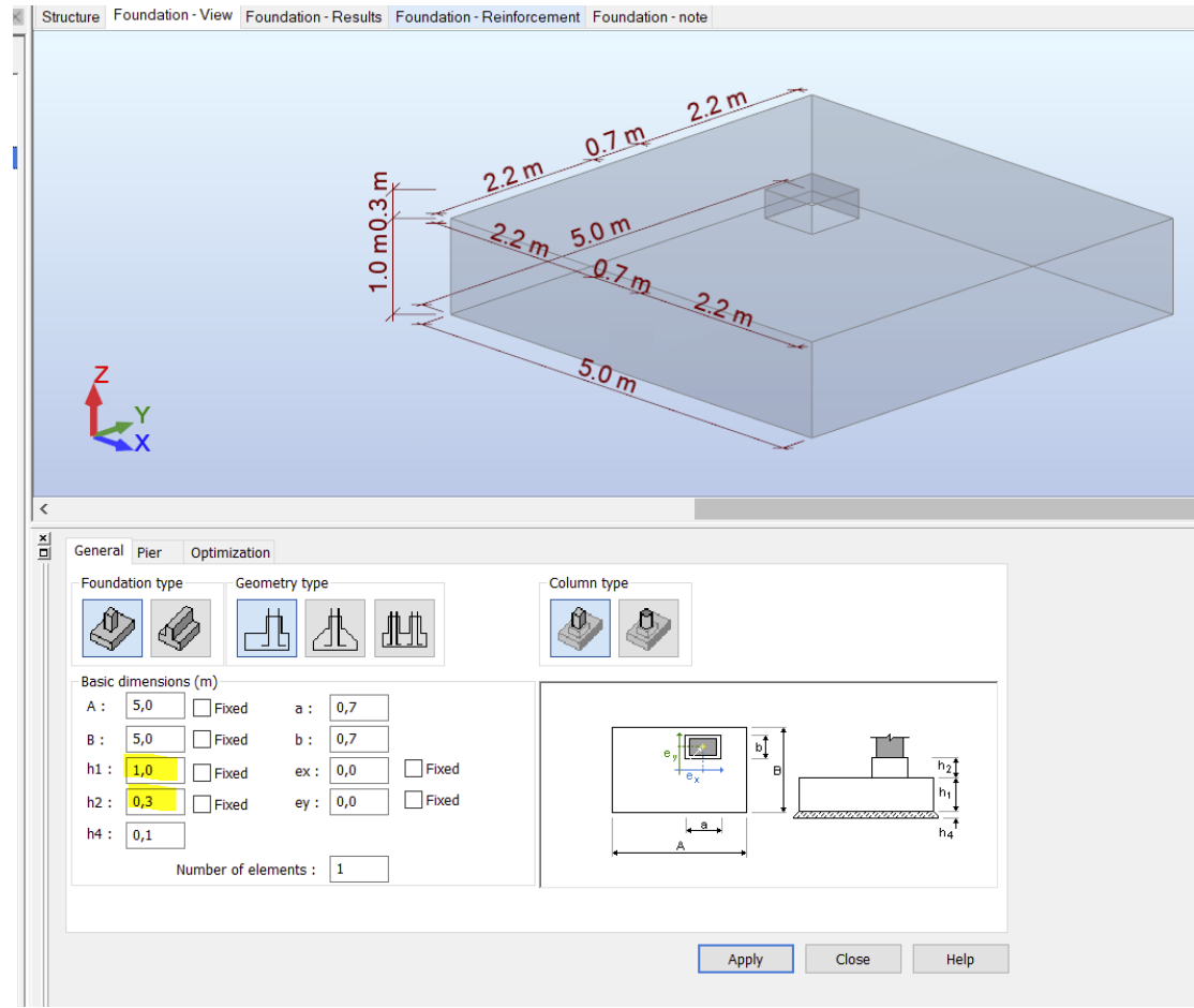 What is a purpose of using Reference level Nf while RC foundations design in Robot Structural ...