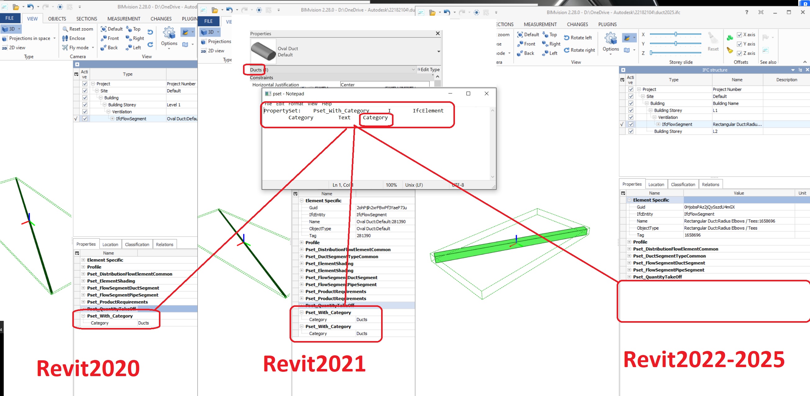 Category not exported to IFC with user defined property set from Revit