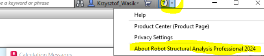 How to check if hotfix is installed in Robot Structural Analysis